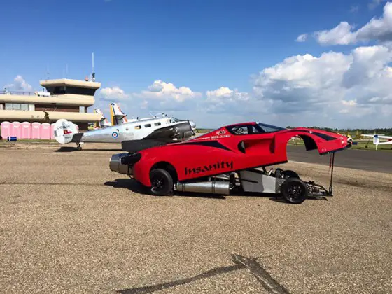 This Jet Engine Powered “Insanity” Car Could Be The Next Drag Racing ...