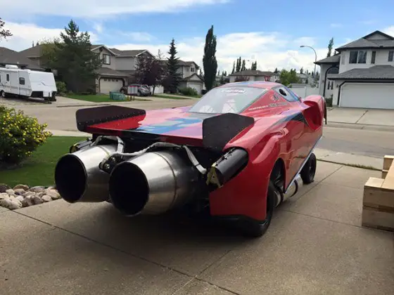 This Jet Engine Powered “Insanity” Car Could Be The Next Drag Racing ...
